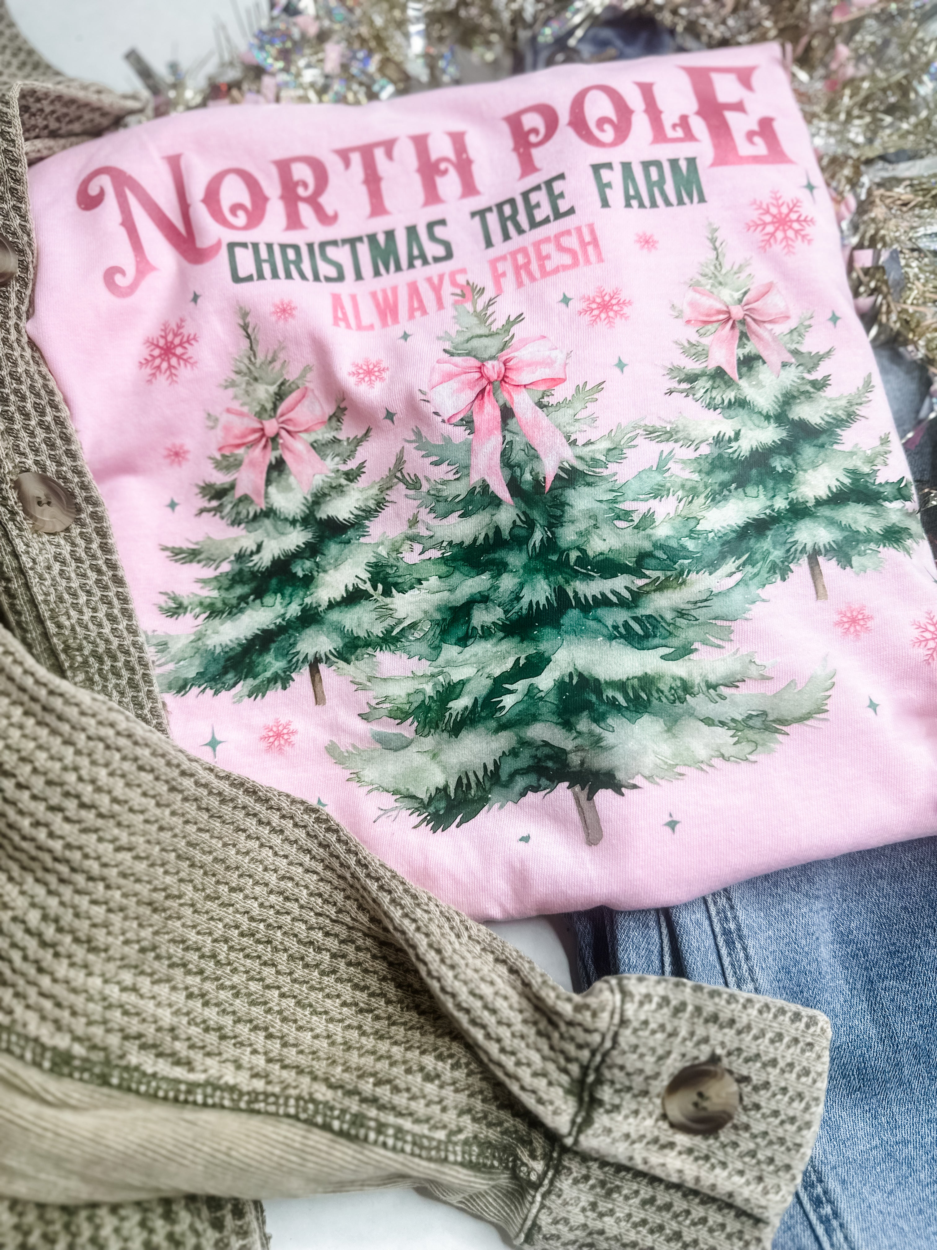 North Pole Xmas Tree Farm Graphic
